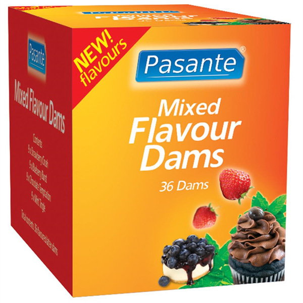 Pasante Oral Dam Mixed Flavours 36 - Condonia.com